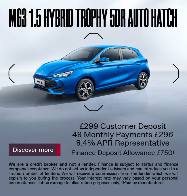 New and Used MG Cars | MG Servicing | Vertu